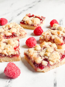 Fabulous Five Ingredient Raspberry Bars - My Family Thyme